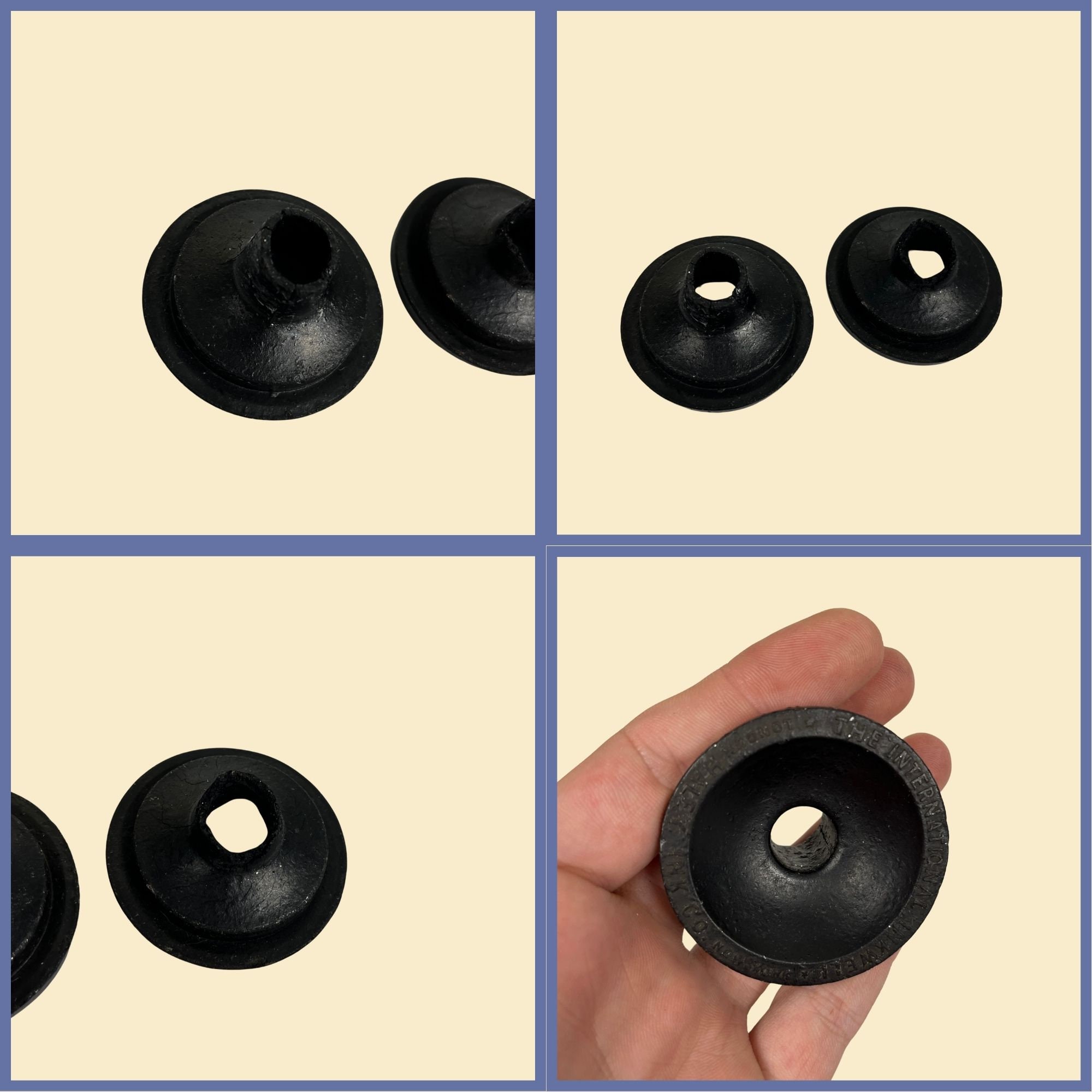 1930s Glass Double Inkwell by Haley Ink Co. / International Inkwell ...