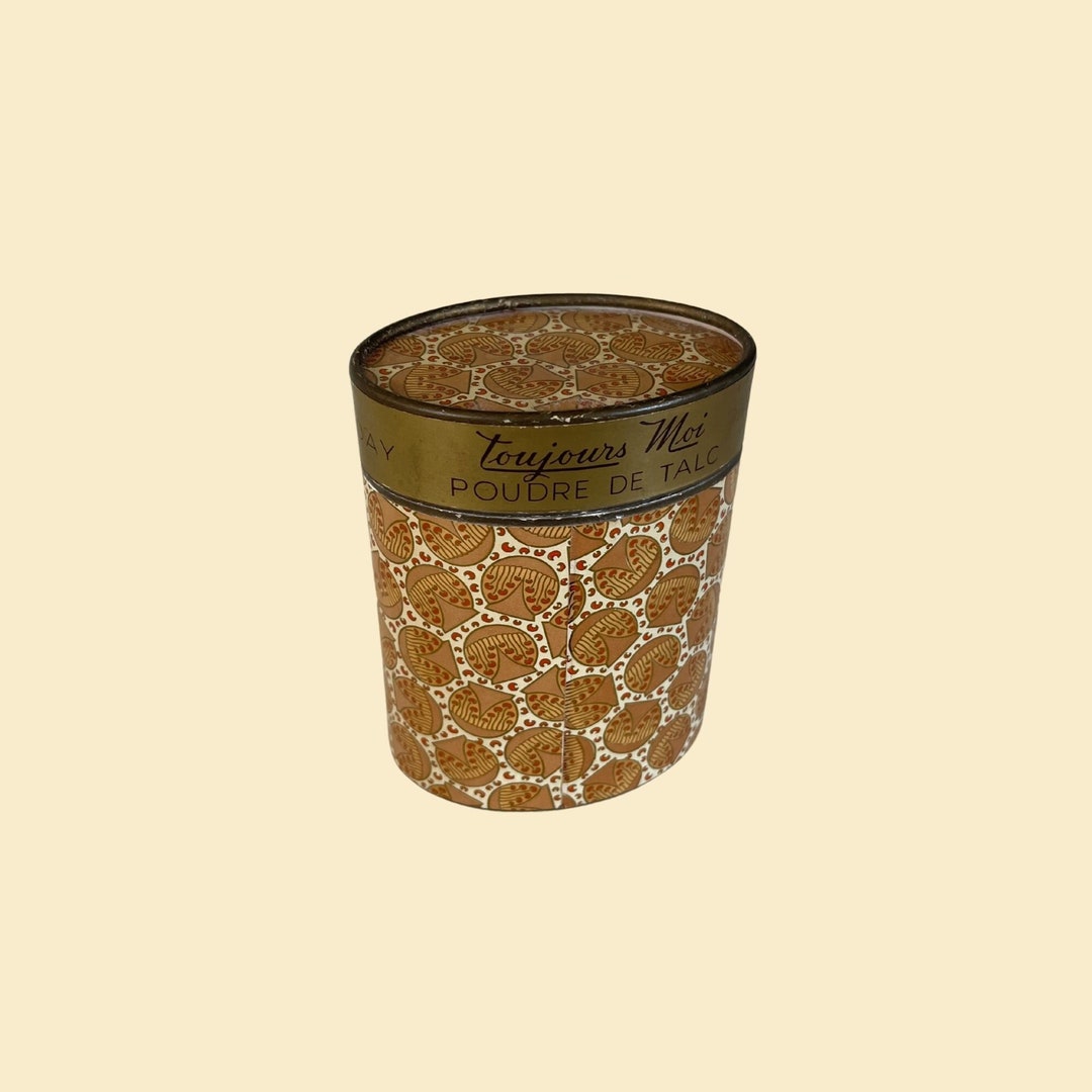 Vintage 1920s-1930s Talc Powder, Toujours Moi Poudre De Talc Corday ...