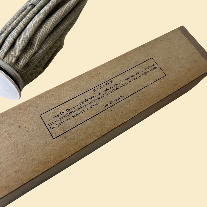 1950s Rubber Ice Bag, Vintage 12 Inch Rubberized Ice Bag by Service ...