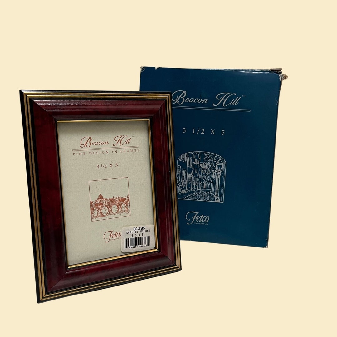 80s Wooden 3.5" X 5" Photo Frame, Beacon Hill and Fetco International ...