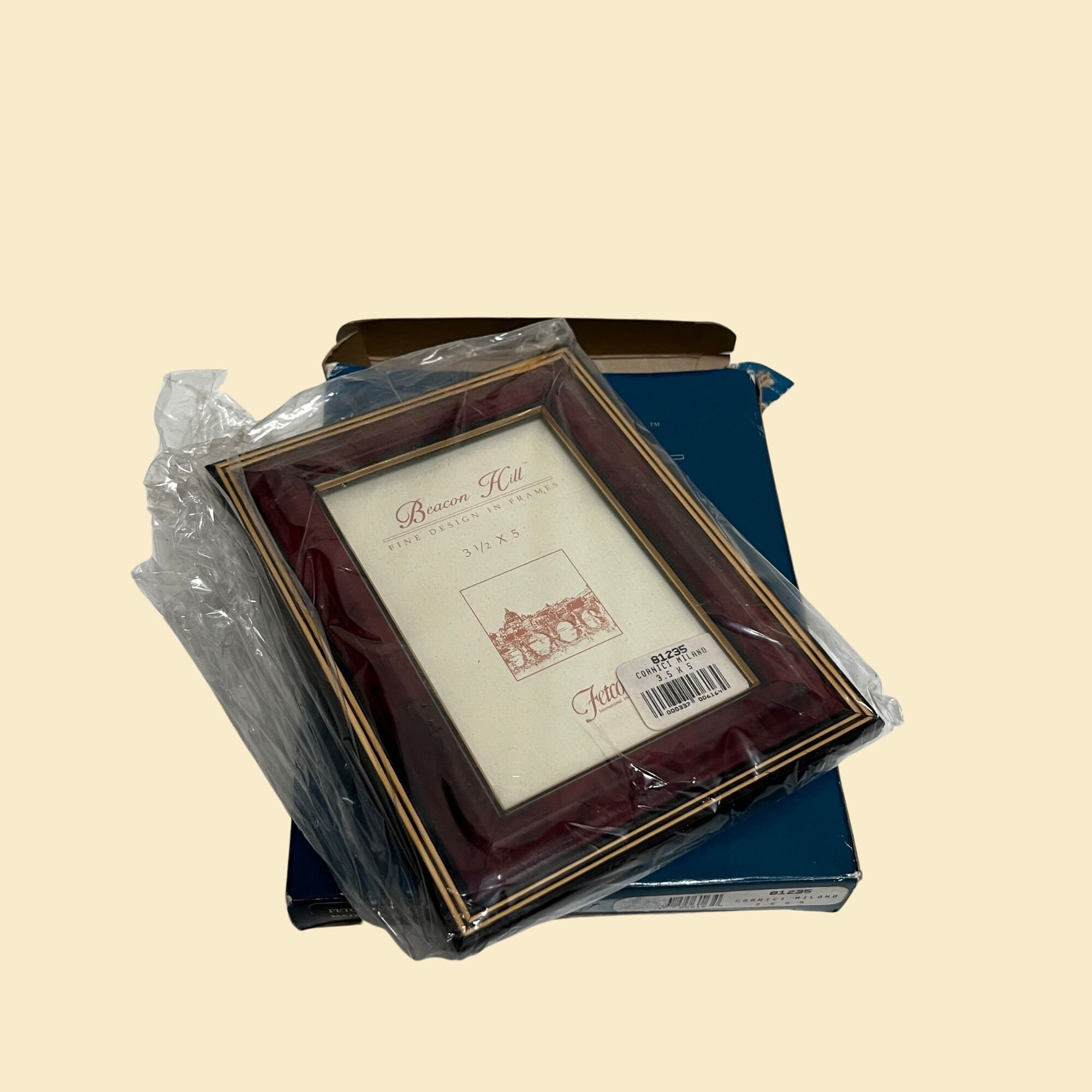 80s Wooden 3.5" X 5" Photo Frame, Beacon Hill and Fetco International ...