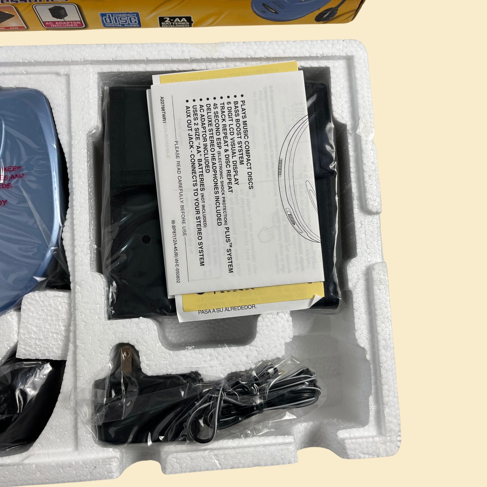 Y2K Portable CD Player, New Old Stock, Lennox Sound Model BP-87 - Etsy