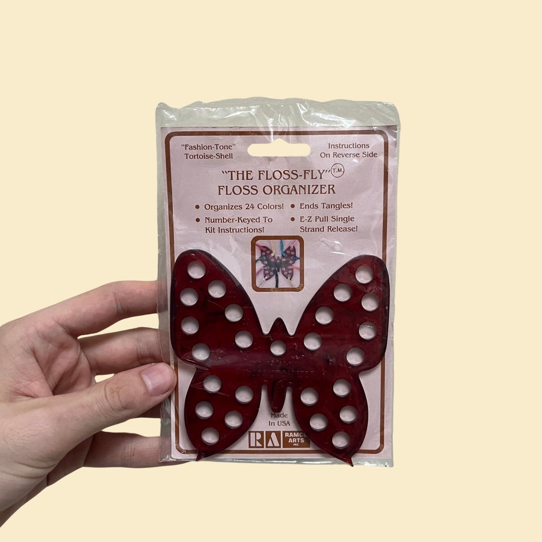 70s "floss-fly" Floss Organizer by Ramco Arts, Vintage 1970s Floss ...