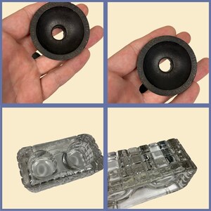 1930s Glass Double Inkwell by Haley Ink Co. / International Inkwell ...