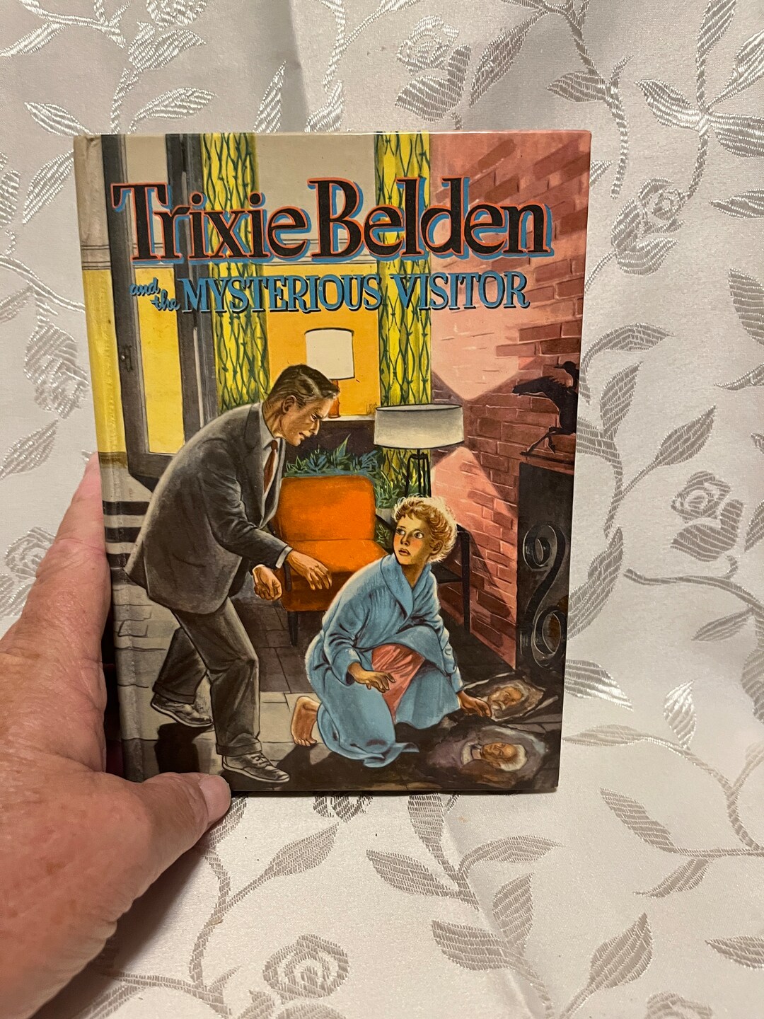 Vintage 1954 Trixie Belden and the Mysterious Visitor Hardback Book ...