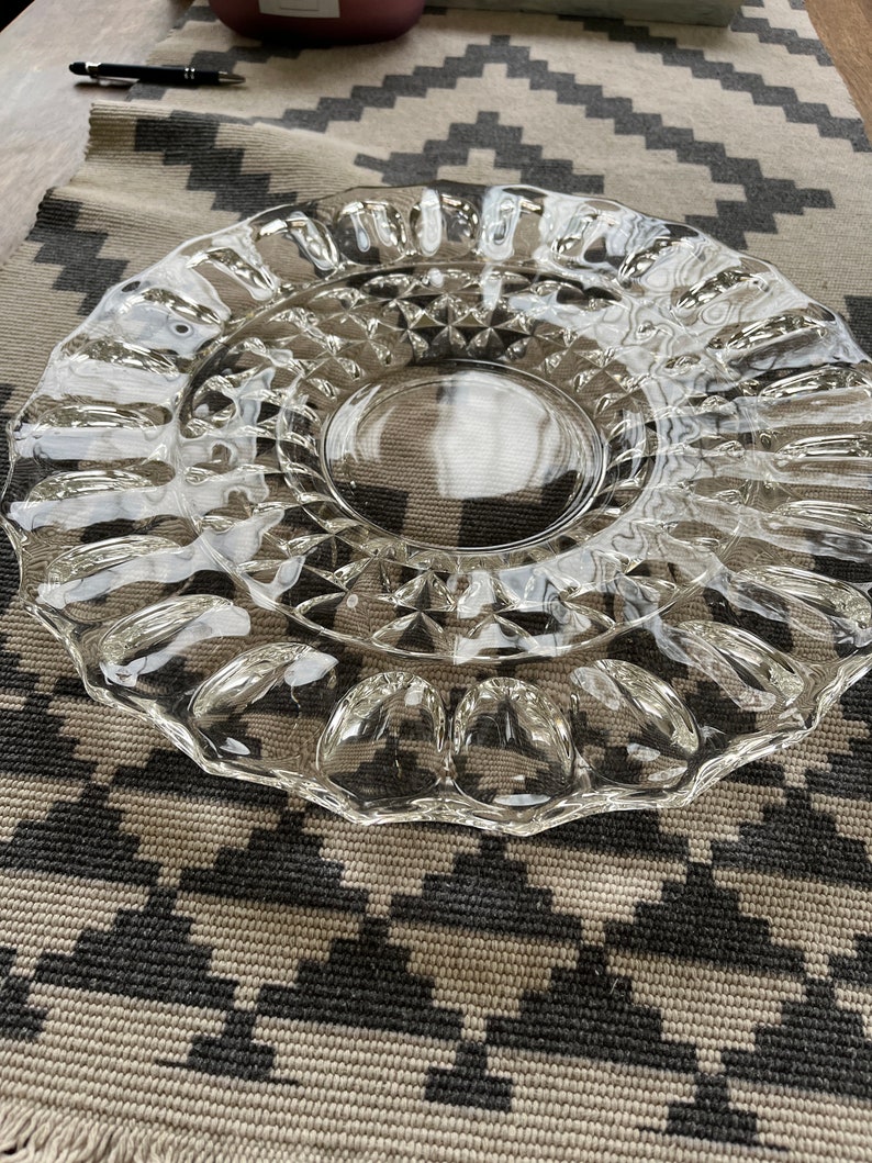 Vintage Anchor Hocking Glass Co Service for 12 Punch Bowl Set - Etsy