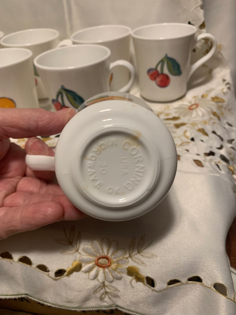 Set of 8 Vintage Corning Ware Coffee Cups - Etsy