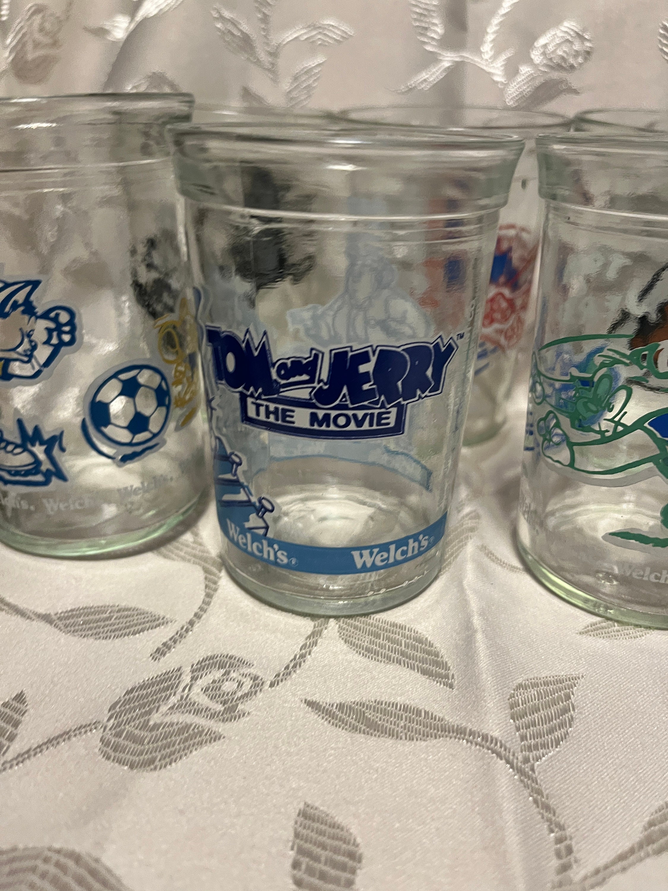 Vintage Tom & Jerry Character Jelly Jar Glasses by Welch's Set of 8 - Etsy