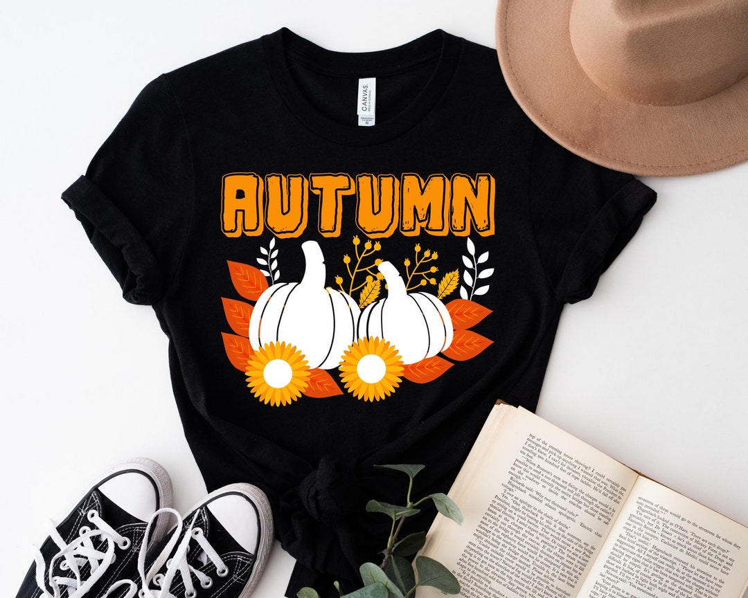 Autumn Pumpkin SVG, Retro Fall PNG, Autumn Shirt SVG, Thanksgiving Png, Fall Shirt Svg, Retro ...