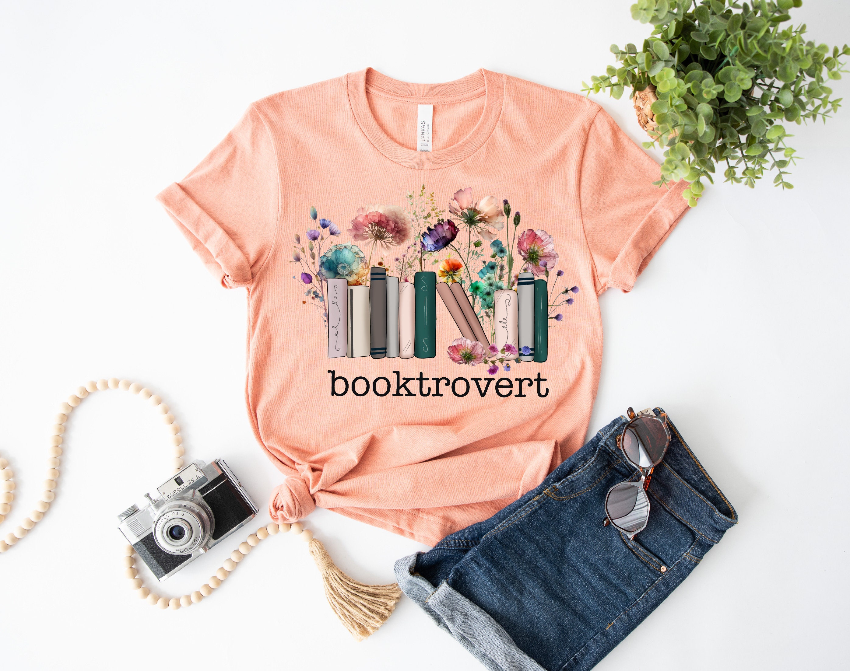 Booktrovert SVG, Book Lover Png, Floral Read PNG, Cute Read PNG ...