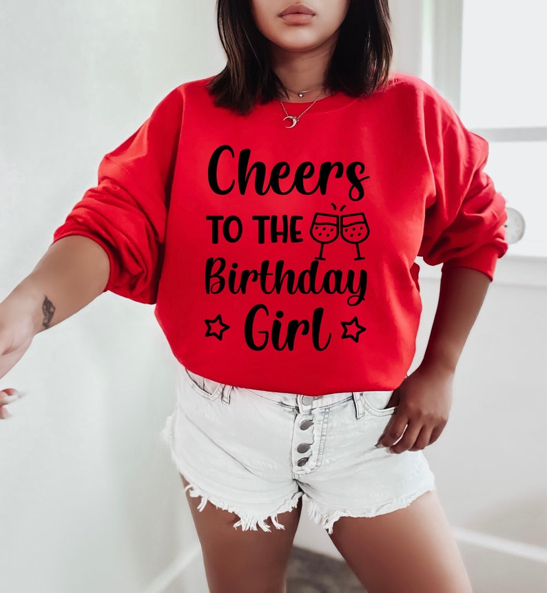 Cheers to the Birthday Girl SVG, Birthday SVG, Birthday Party PNG ...