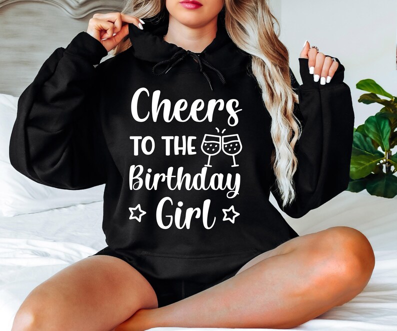 Cheers to the Birthday Girl SVG, Birthday SVG, Birthday Party PNG ...