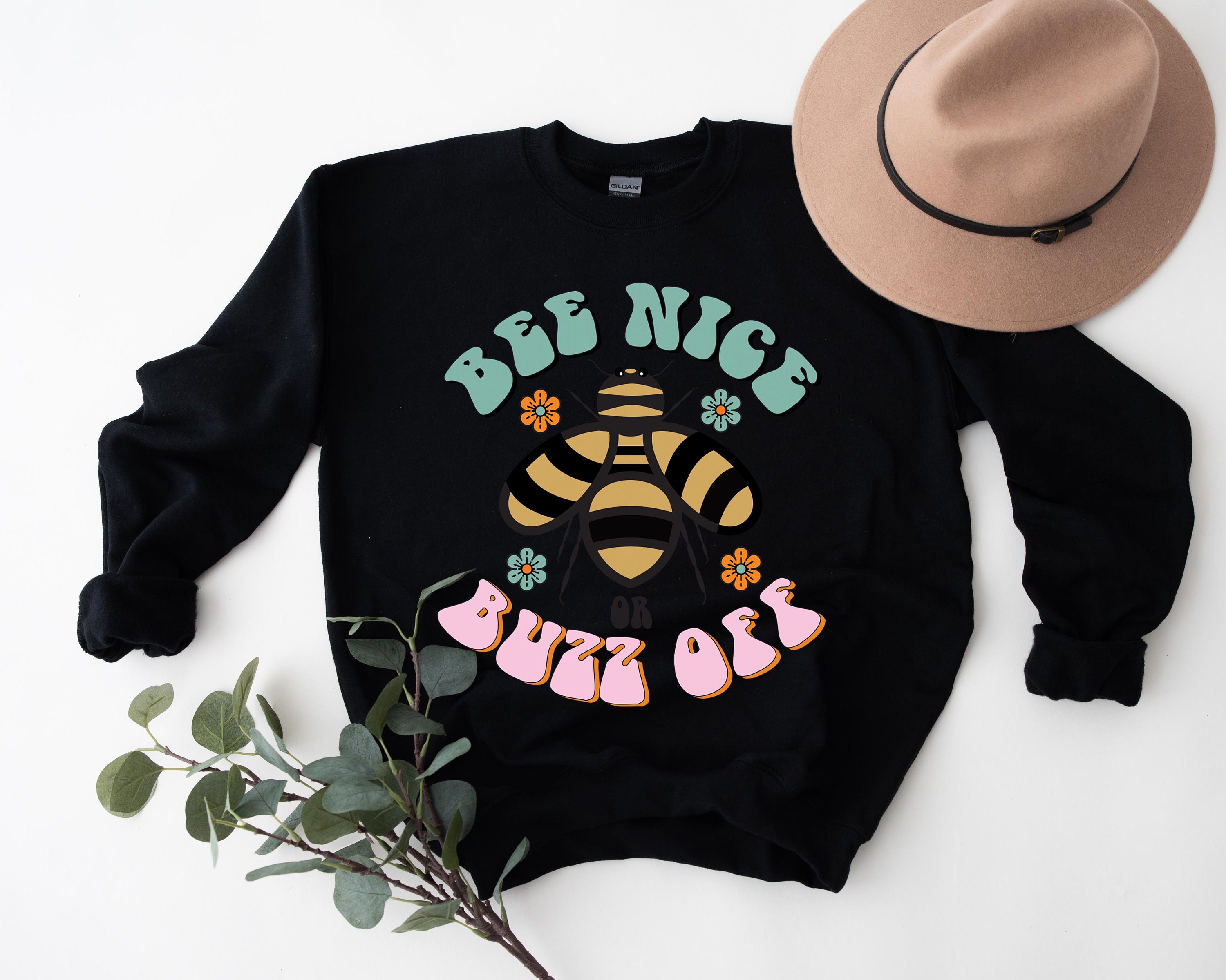 Bee Nice Buzz off SVG, Be Kind PNG, Kindness PNG, Birthday Gift Png ...