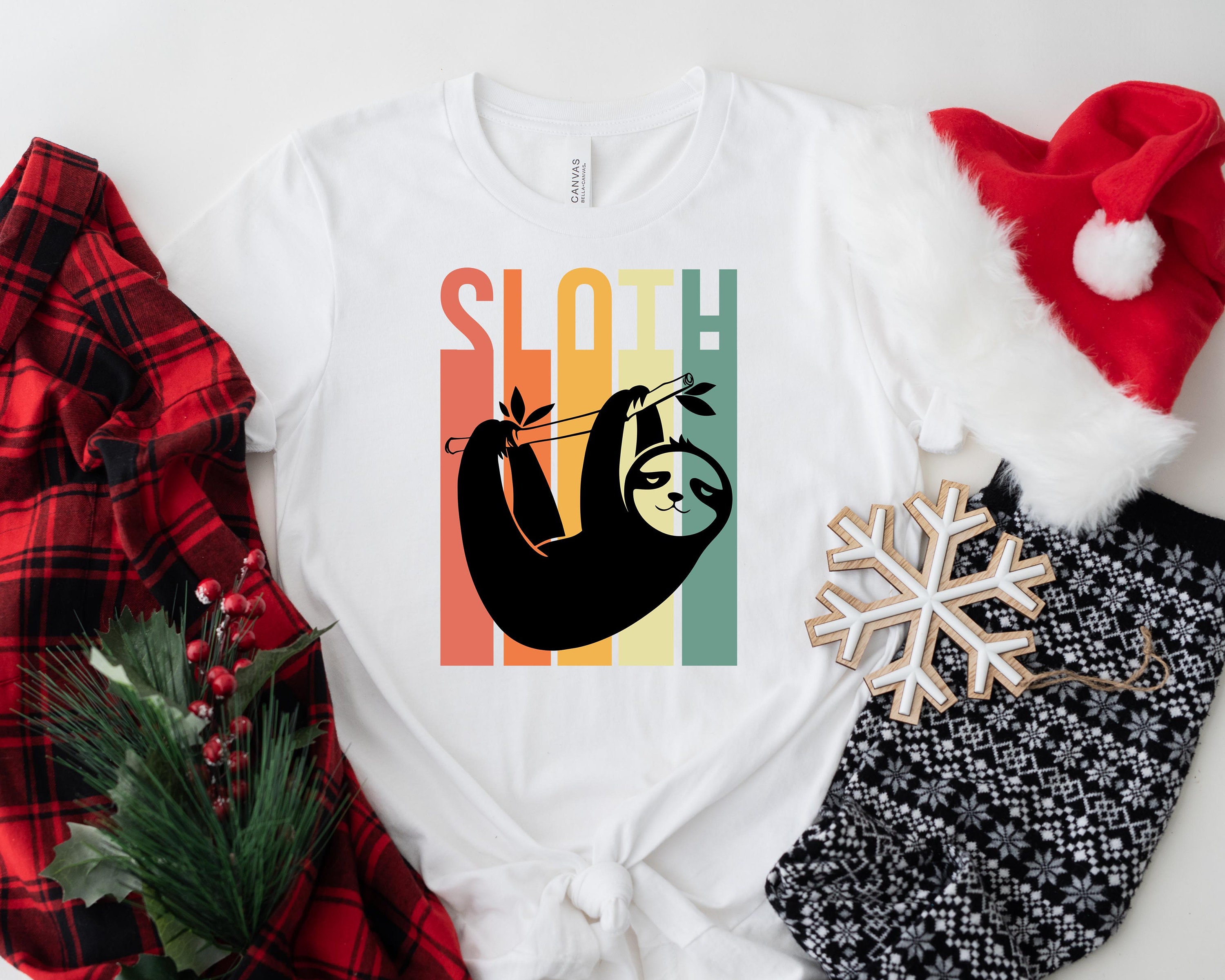 Sloth SVG, Cute Animal PNG, Gift for Sloth Lover, Soft Comfy Lounge SVG ...