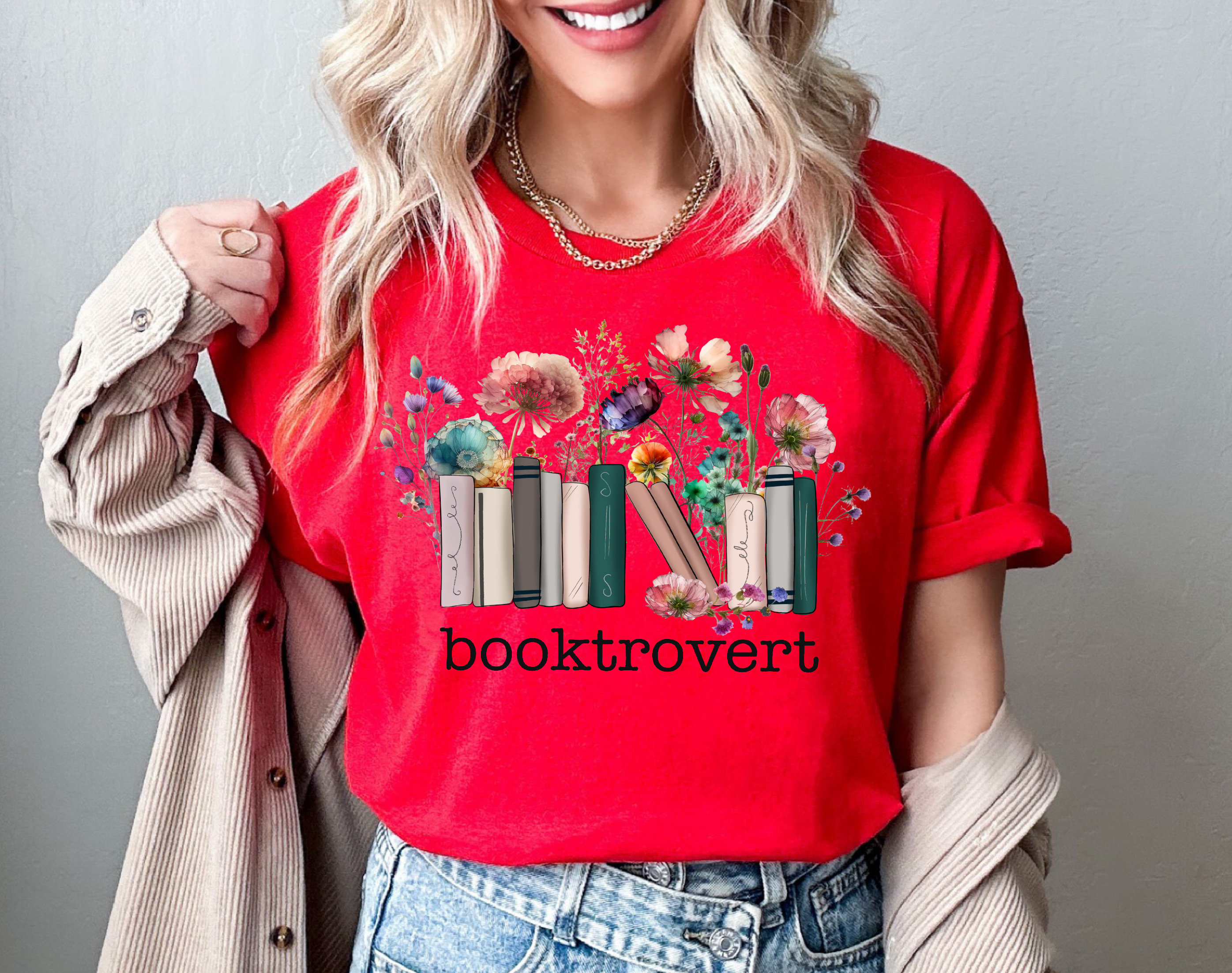 Booktrovert SVG, Book Lover Png, Floral Read PNG, Cute Read PNG ...