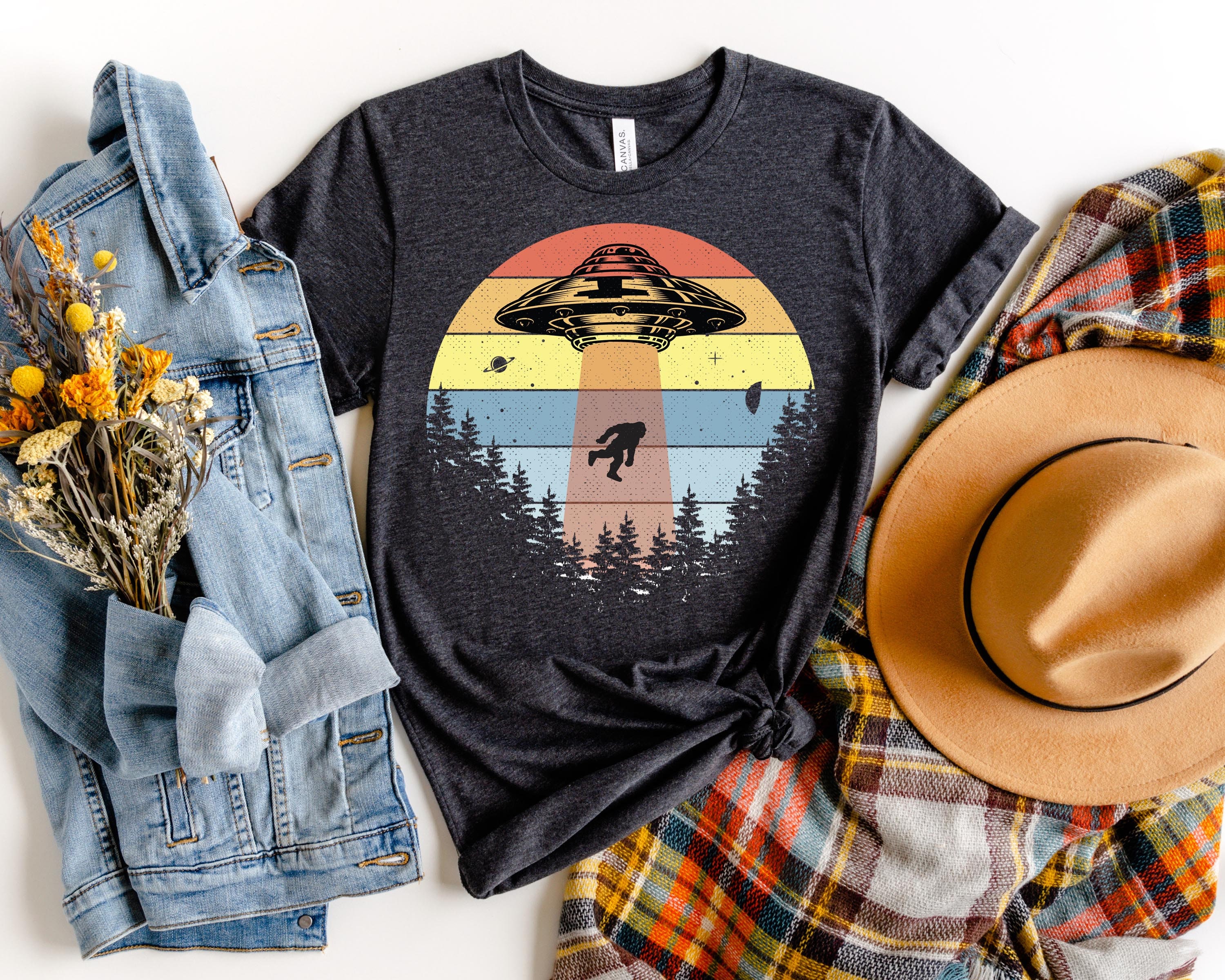 Big Foot SVG, Aliens SVG, Alien Attack SVG, Forest Png, Big Foot ...