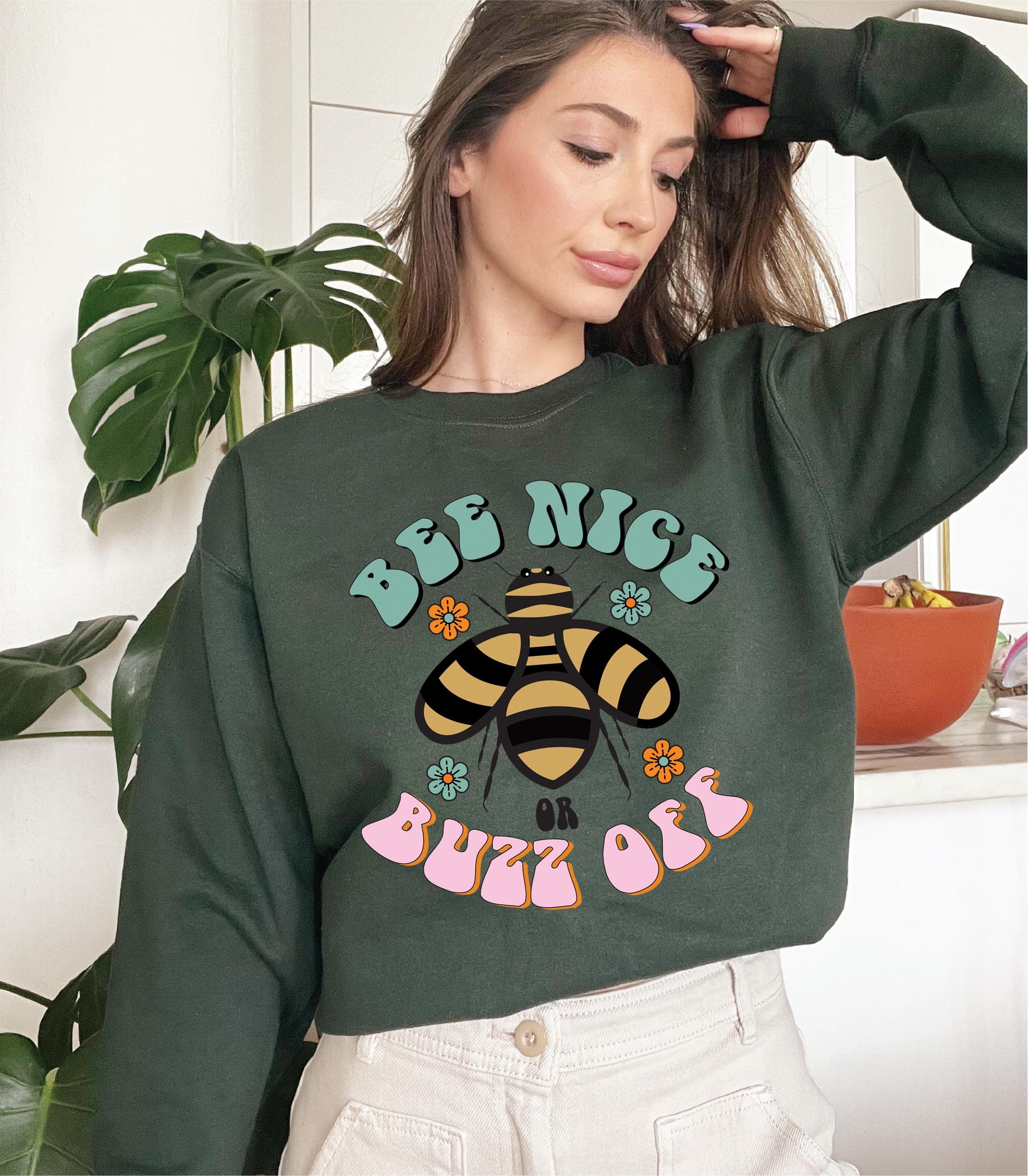 Bee Nice Buzz off SVG, Be Kind PNG, Kindness PNG, Birthday Gift Png ...