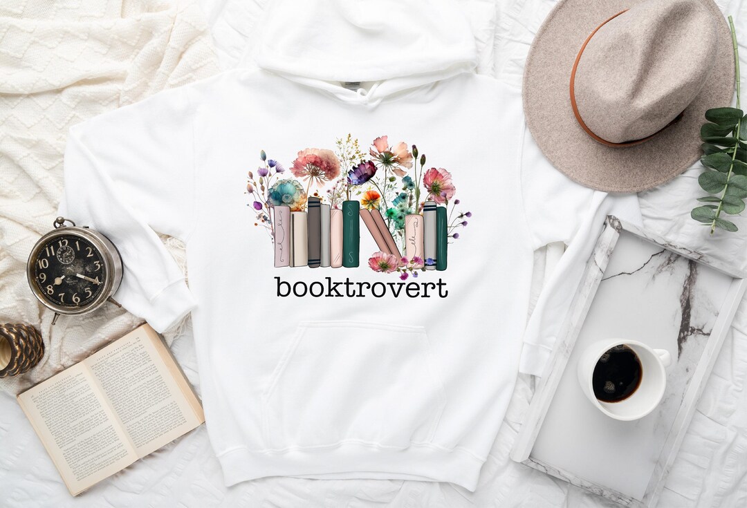 Booktrovert SVG, Book Lover Png, Floral Read PNG, Cute Read PNG ...