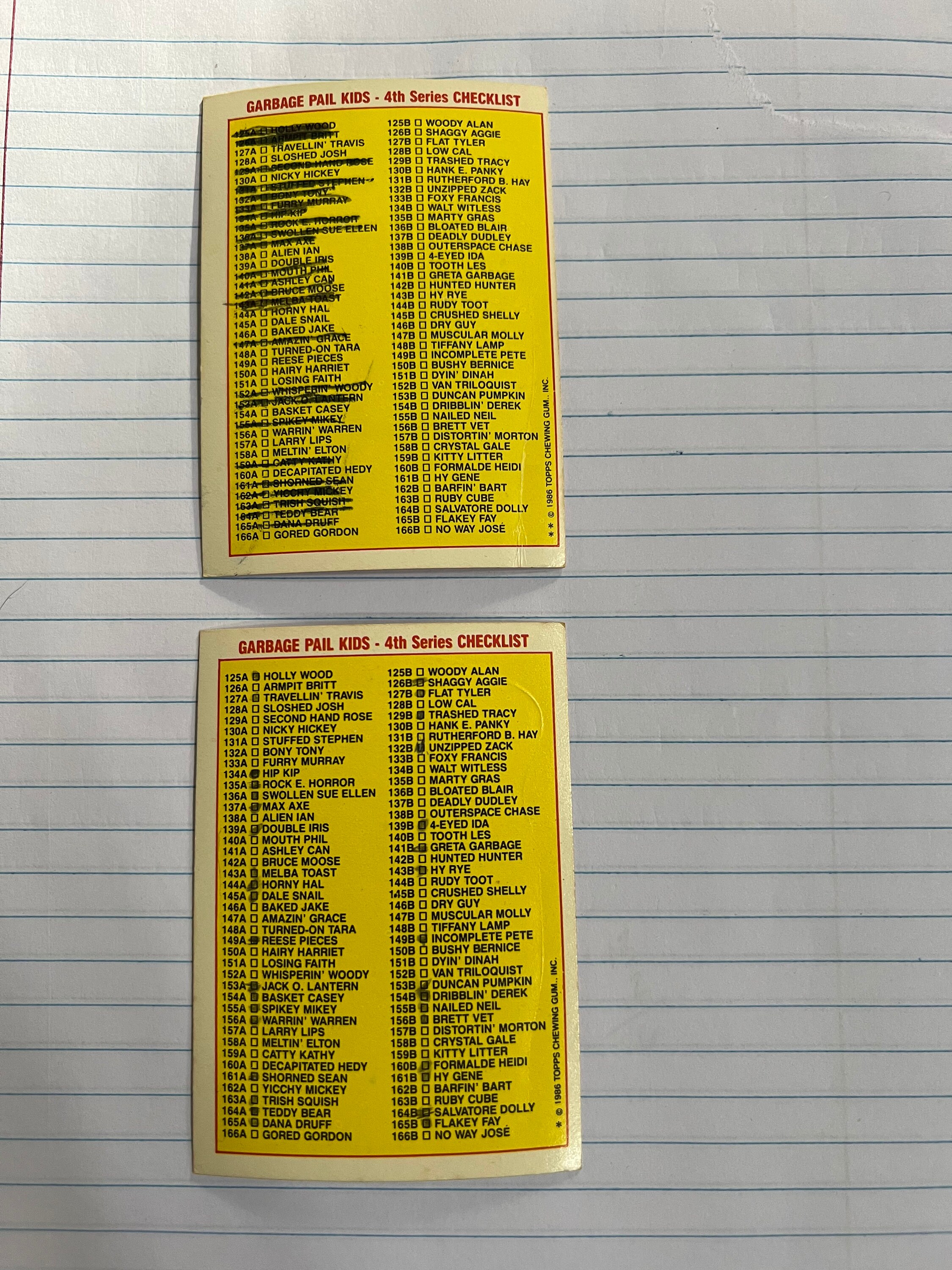 Garbage Pail Kids Trading Cards - Etsy