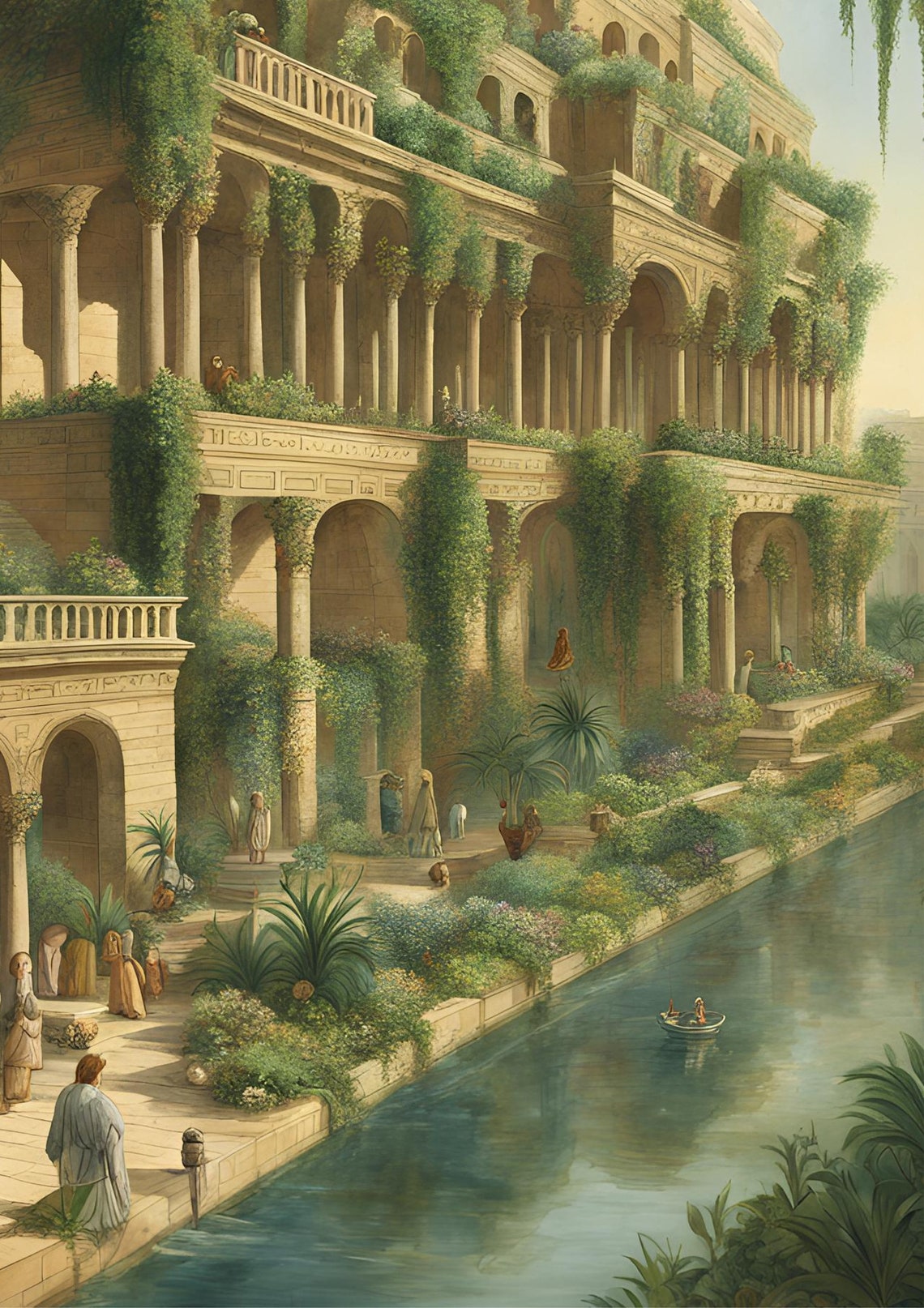 Gardens of Babylon Wall Art - Etsy