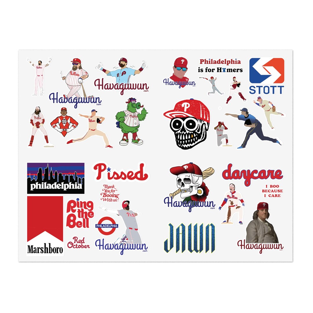 Phillies Sheet - Stickers - Etsy