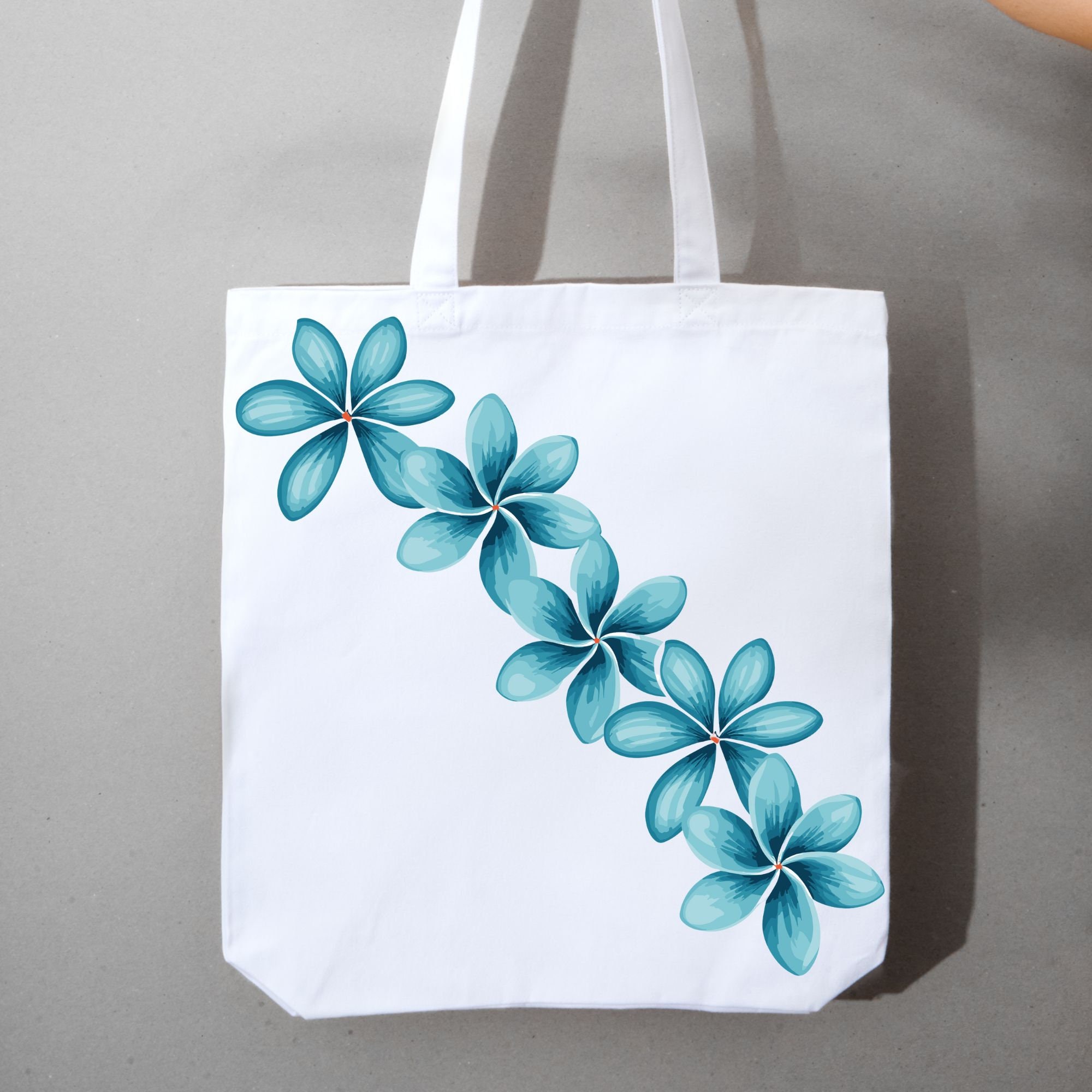 Blue Plumeria Cascade SVG/PNG for Craft Printing - Etsy