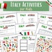 Italy Activities for Kids- Italy I Spy Game, Italy Flag Craft, Italy ...