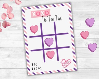 Valentine's Tic Tac Toe Printable - Etsy