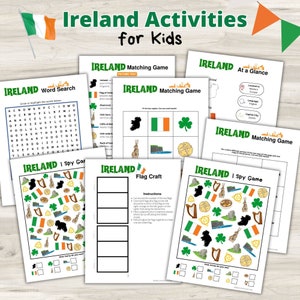 Ireland Activity Printables for Kids Ireland St. Patrick's Day ...