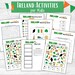 Ireland Activity Printables for Kids- Ireland St. Patrick's Day ...
