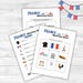France Activity Printables for Kids- France I Spy Game, France Matching ...