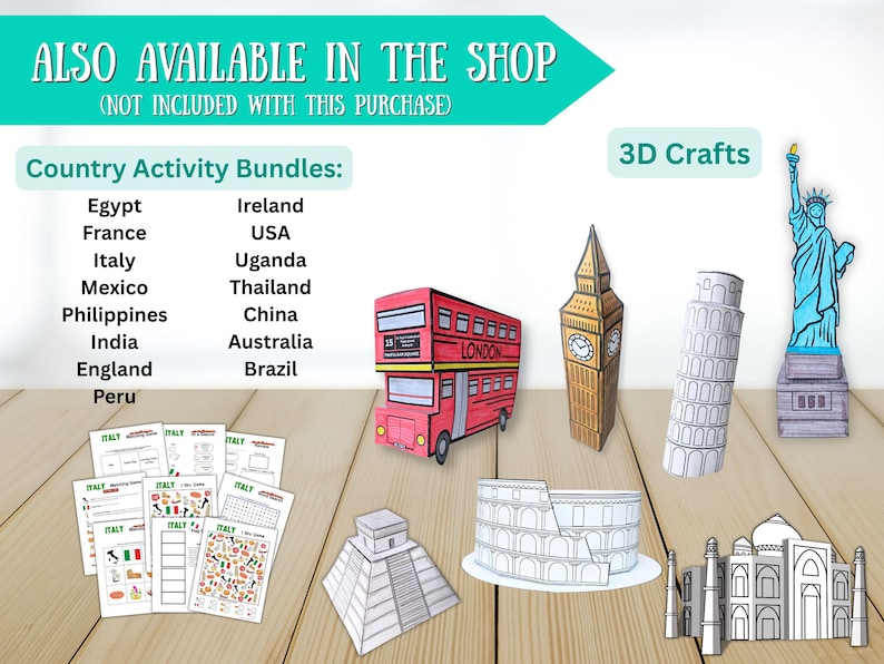 Japan Activity Printables for Kids- Japan I Spy Game, Japan Matching ...