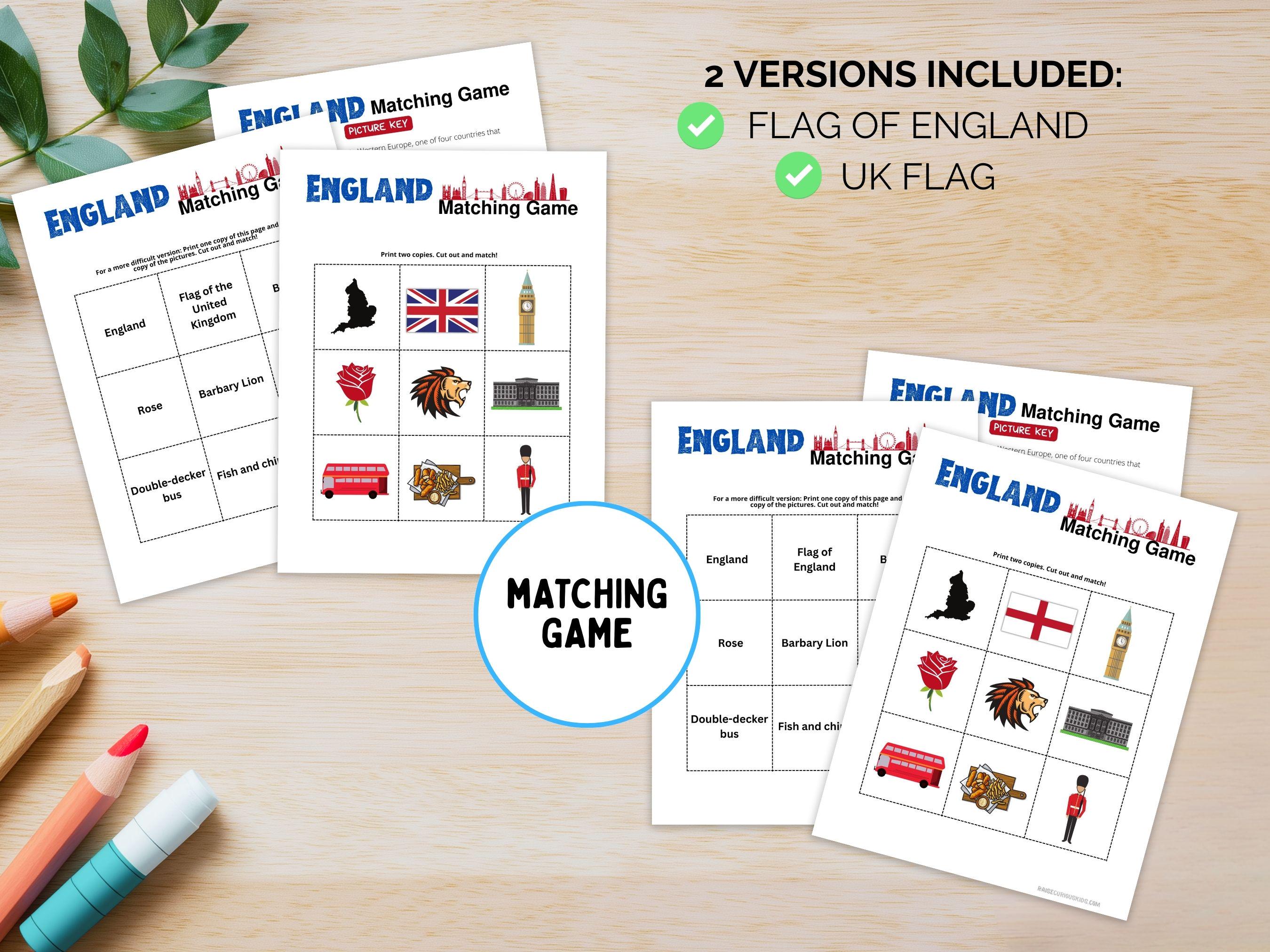 England Activity Bundle- England Printables for Kids- Big Ben 3D Craft ...
