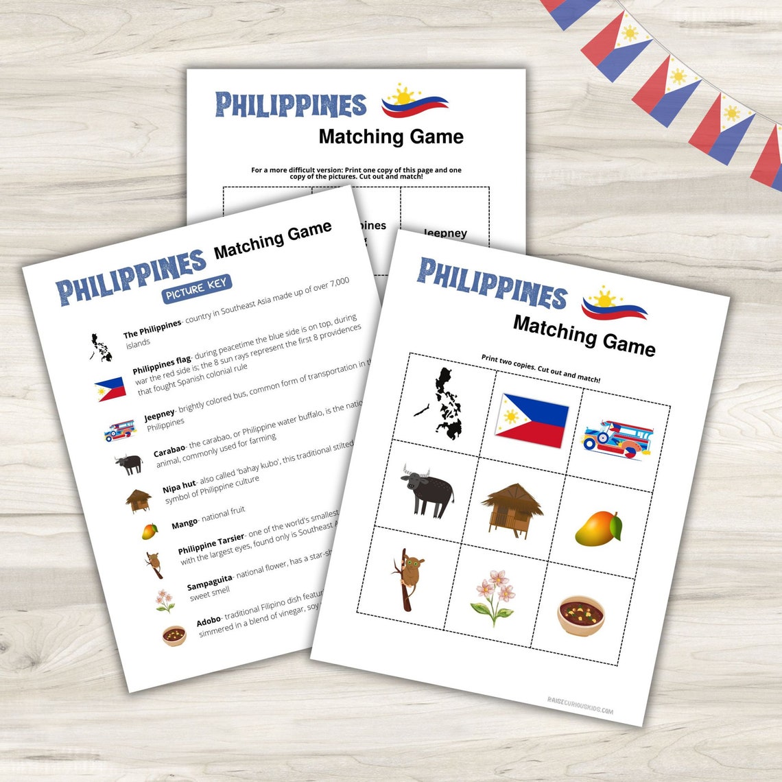 Philippines Activity Printables for Kids Philippines I Spy Game ...