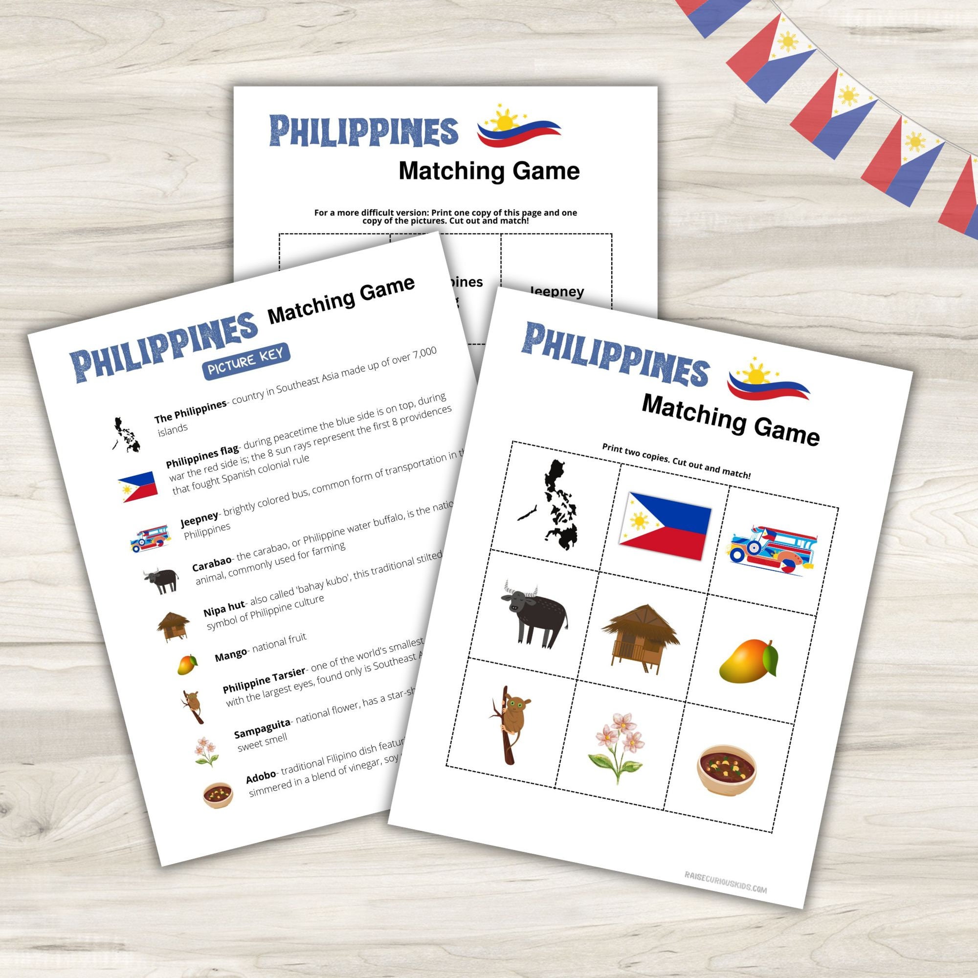 Philippines Activity Printables for Kids Philippines I Spy Game ...
