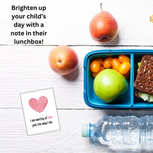 Positive Affirmation Cards for Kids- Motivational Lunchbox Notes- Kids ...