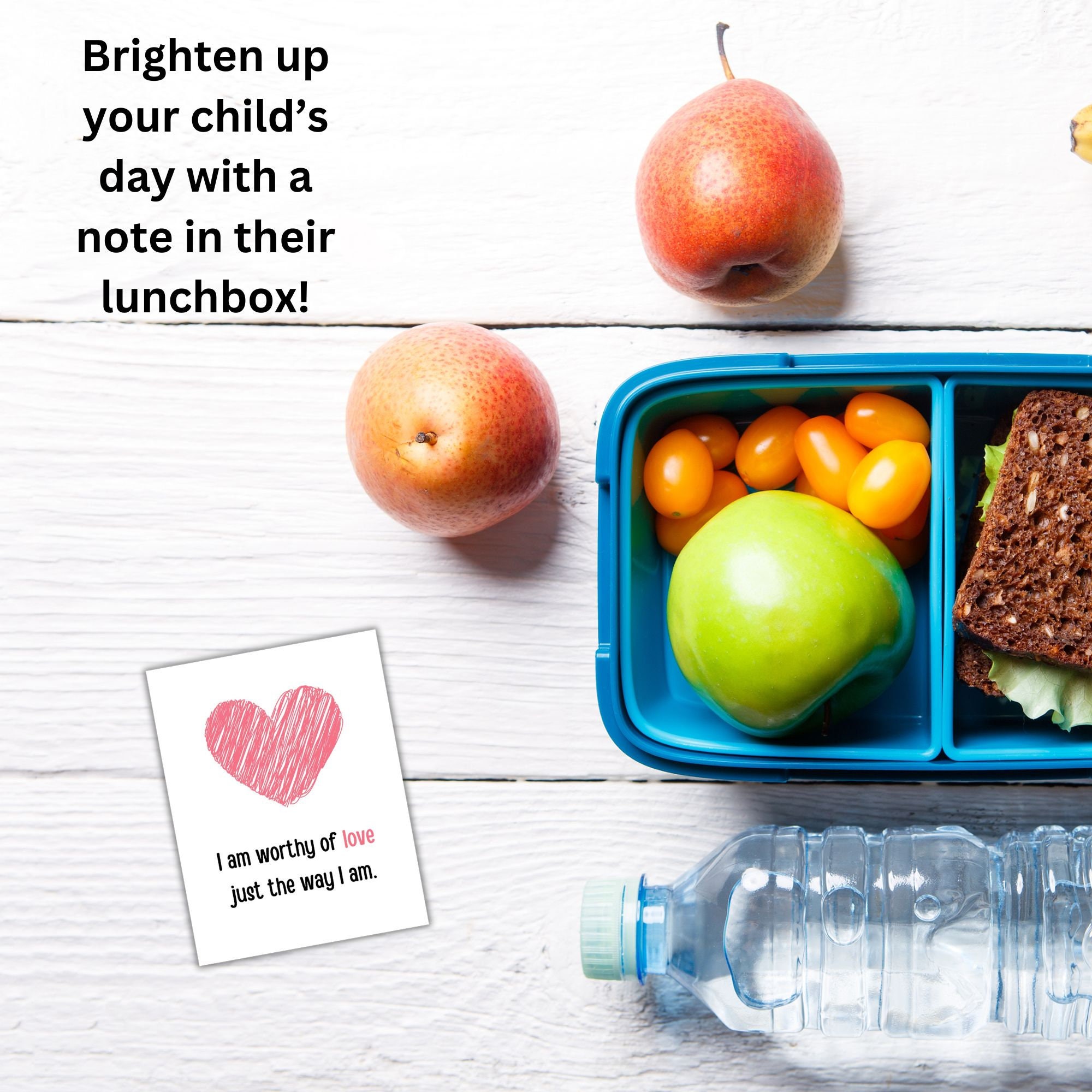 Positive Affirmation Cards for Kids- Motivational Lunchbox Notes- Kids ...