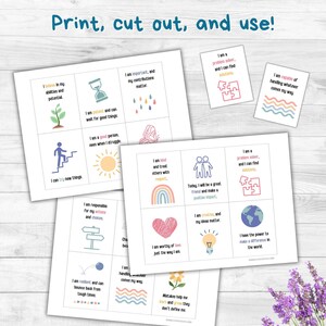 Positive Affirmation Cards for Kids- Motivational Lunchbox Notes- Kids ...