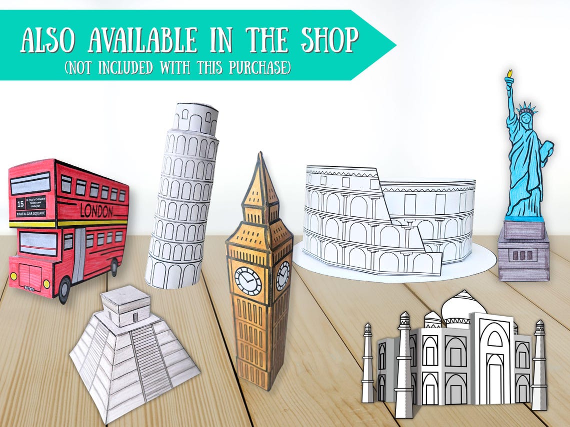 Machu Picchu 3D Craft, Peru Craft for Kids, Around the World Learning ...