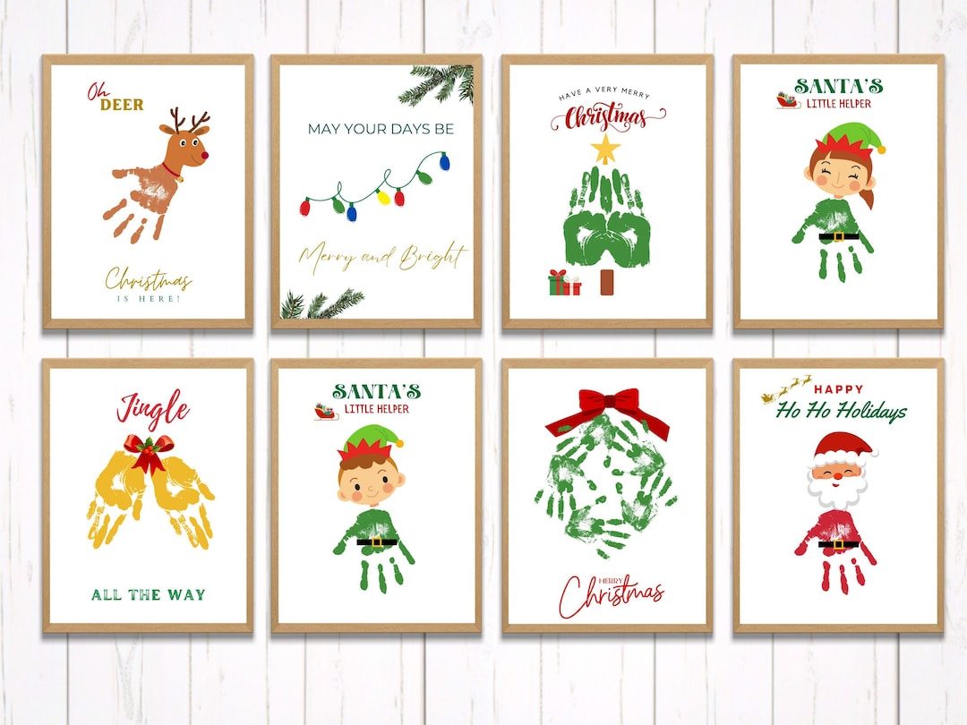 Christmas Handprint Art for Kids- DIY Baby and Toddler Craft- Handprint ...