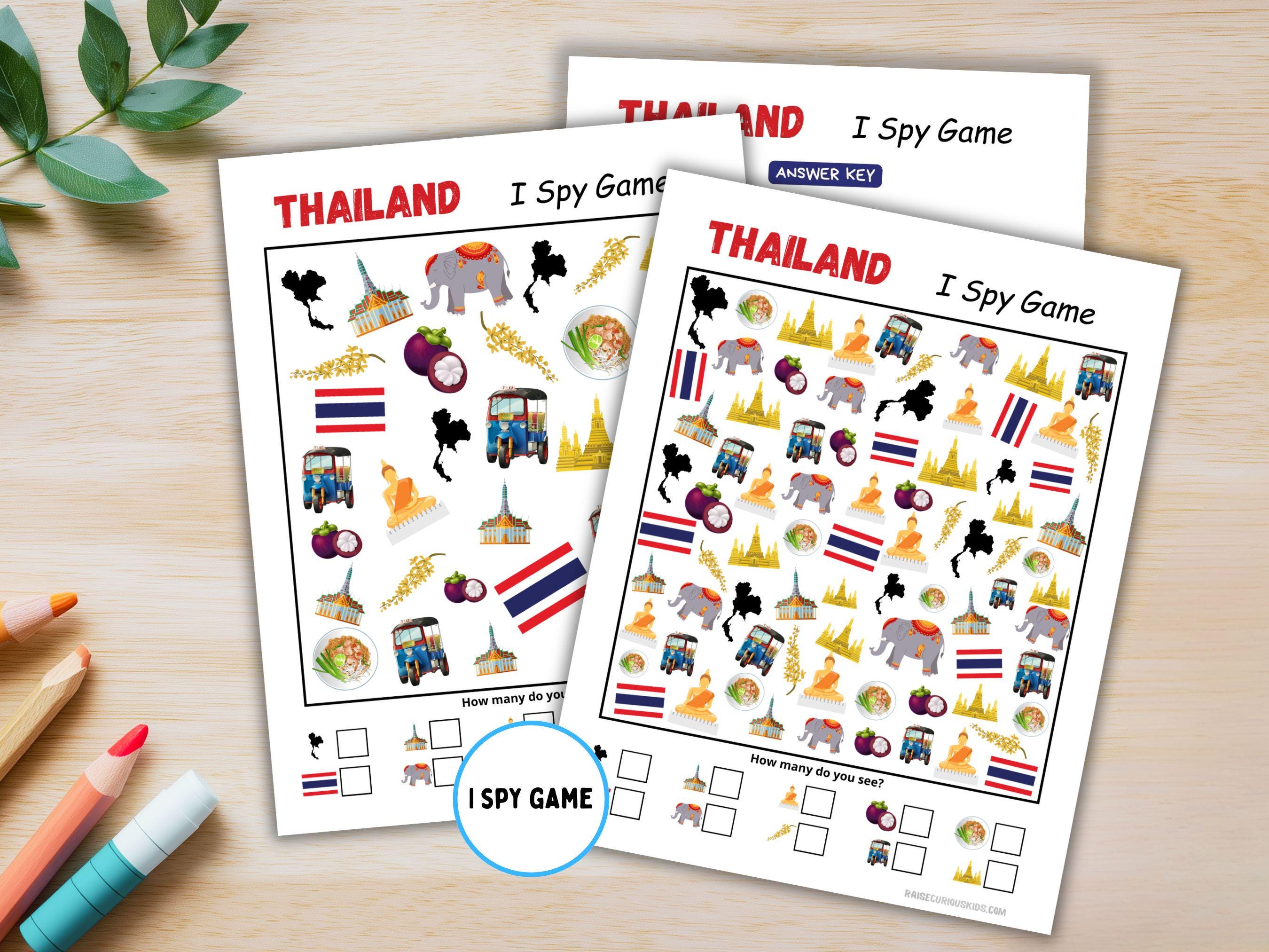 Thailand Activities for Kids, Around the World Learning Unit, Cultural ...