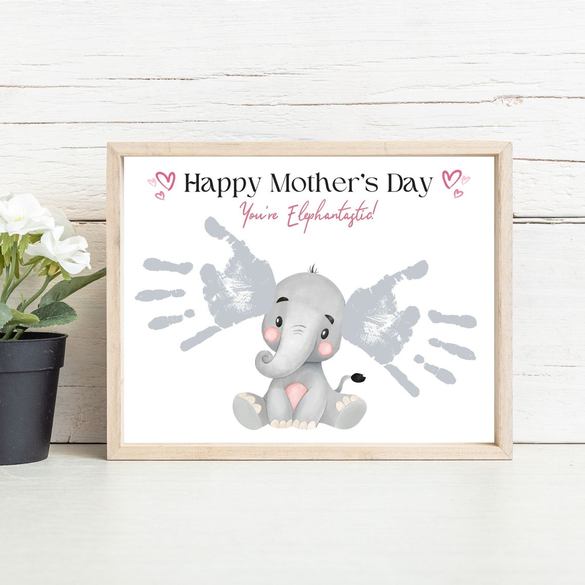 Mother's Day Handprint Art DIY Kids Craft for Mom, Grandma Mother's Day ...