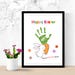 Easter Handprint Art, Printable Templates, Easter Keepsake, Baby ...