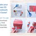 Double Decker Bus 3D Craft for Kids- Printable Template- London England ...
