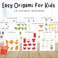 Origami Printables Digital Download, Paper Folding Templates, Instant ...