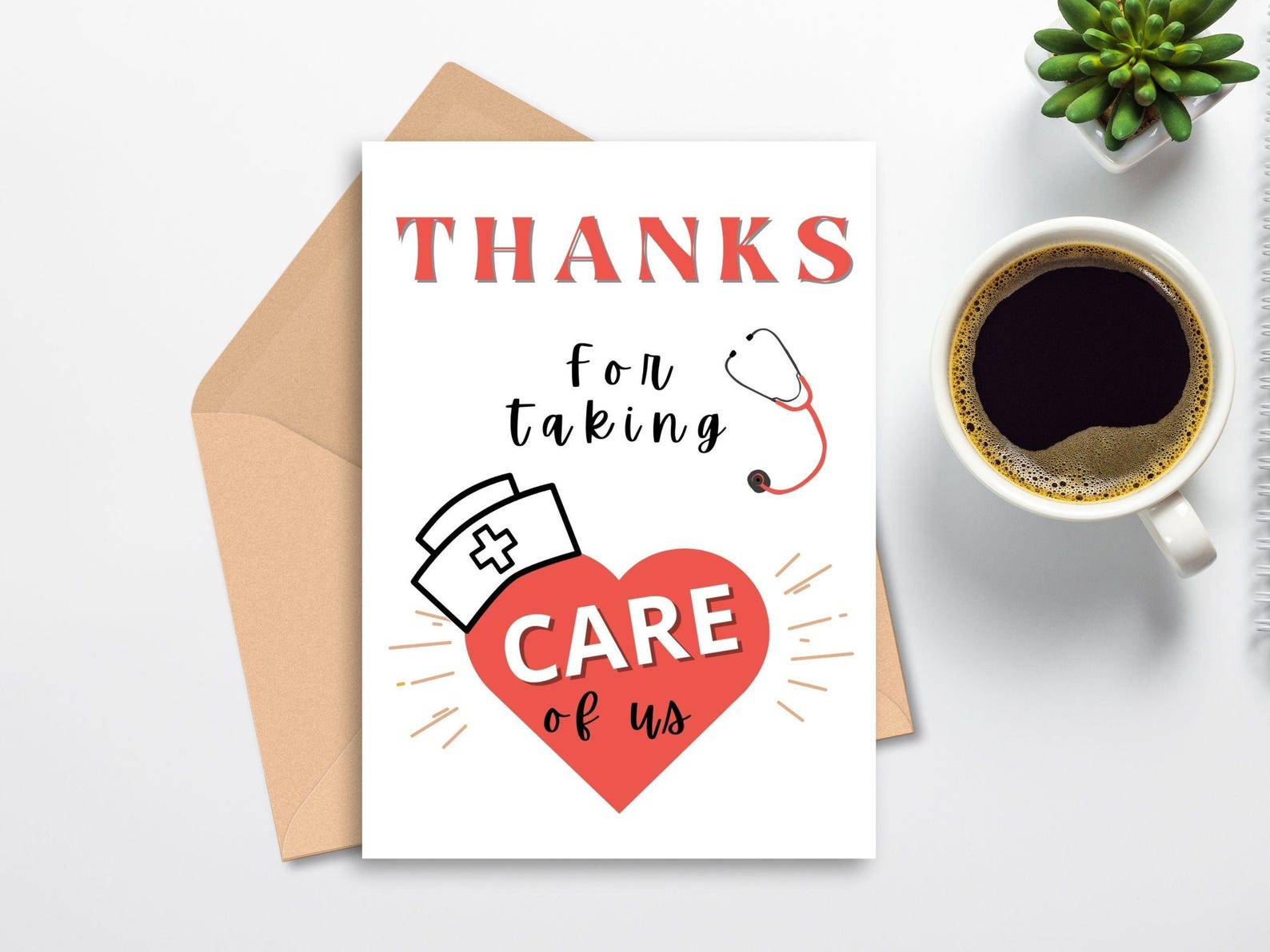 Nurse Thank You Card, School Nurse Appreciation Card, End of School ...