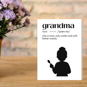 Grandma Mother's Day Card, Funny Grandma Birthday Card From Grandkids ...