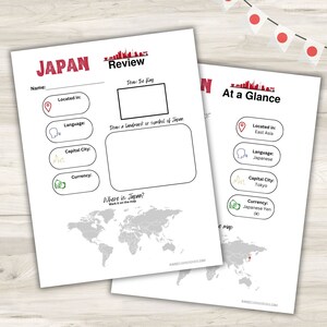Japan Activity Printables for Kids Japan I Spy Game, Japan Matching ...