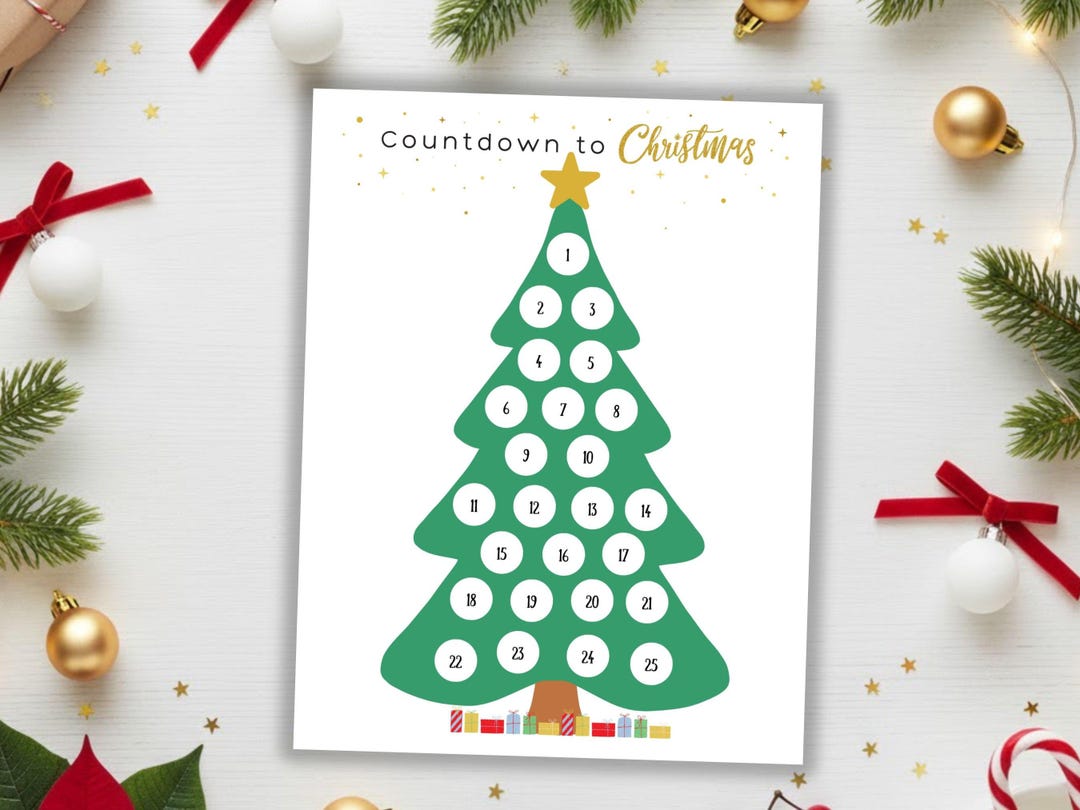 Christmas Countdown for Kids, Christmas Advent Calendar for Kids ...
