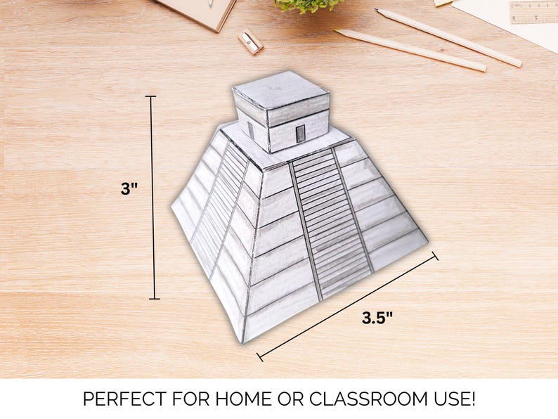 Chichen Itza 3D Craft Printable- Mexico for Kids- Around the World ...